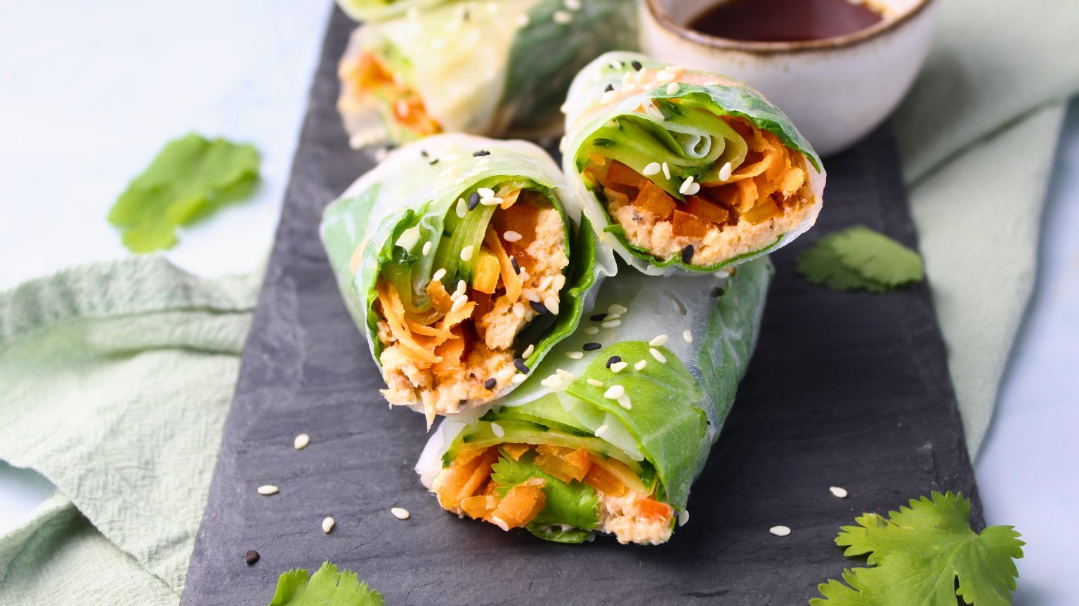 Salmon Rice Paper Rolls - My Diabetes Care Community