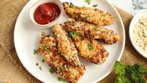 Baked Oatmeal Crusted Chicken Tenders - My Diabetes Care Community