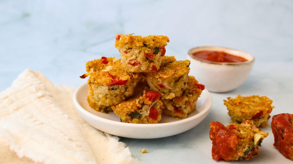 Baked Quinoa Pizza Snack Bites - My Diabetes Care Community