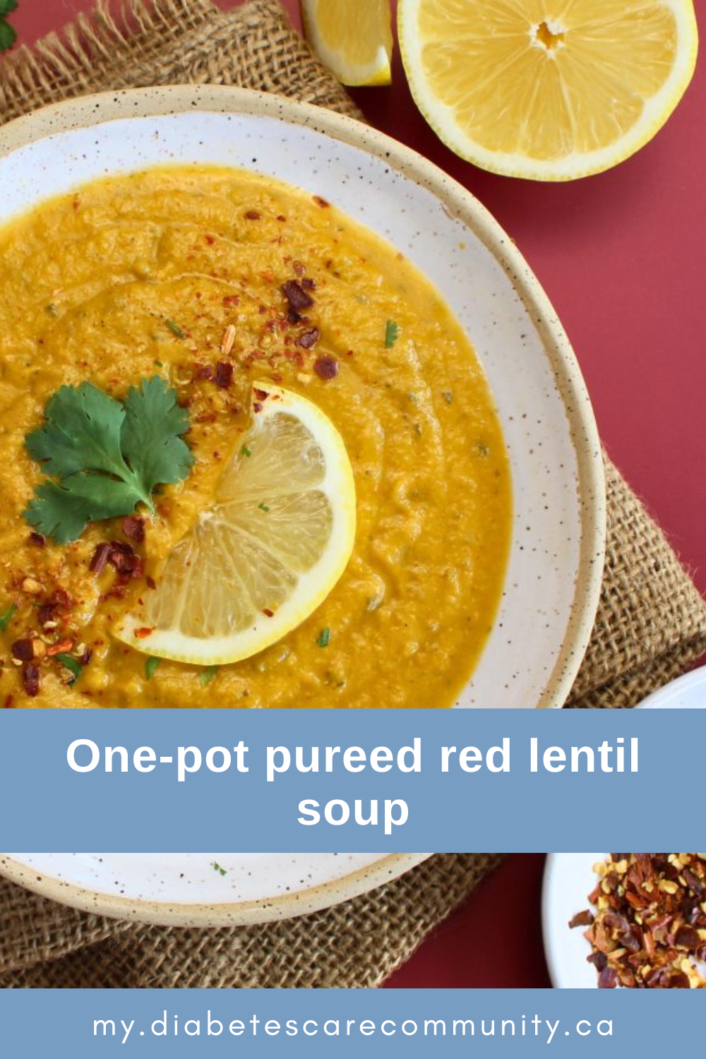One-pot Pureed Red Lentil Soup - My Diabetes Care Community