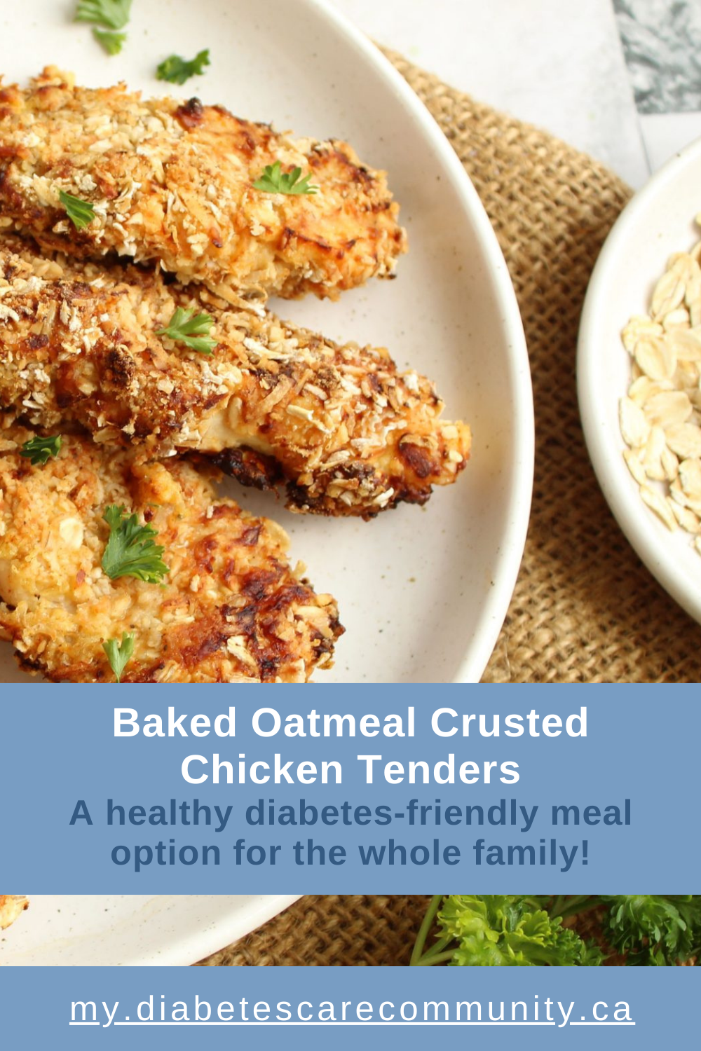 Baked Oatmeal Crusted Chicken Tenders - My Diabetes Care Community