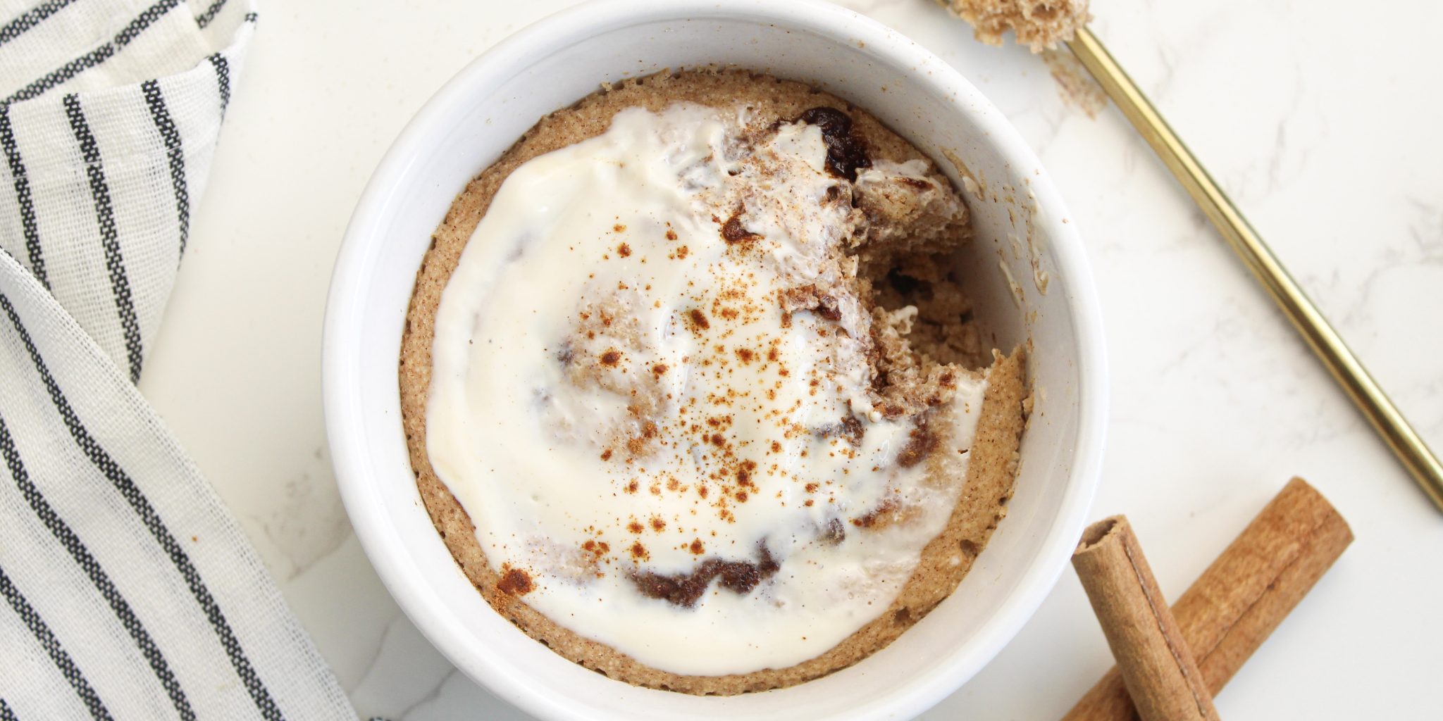 Cinnamon Roll Mug Cake - My Diabetes Care Community